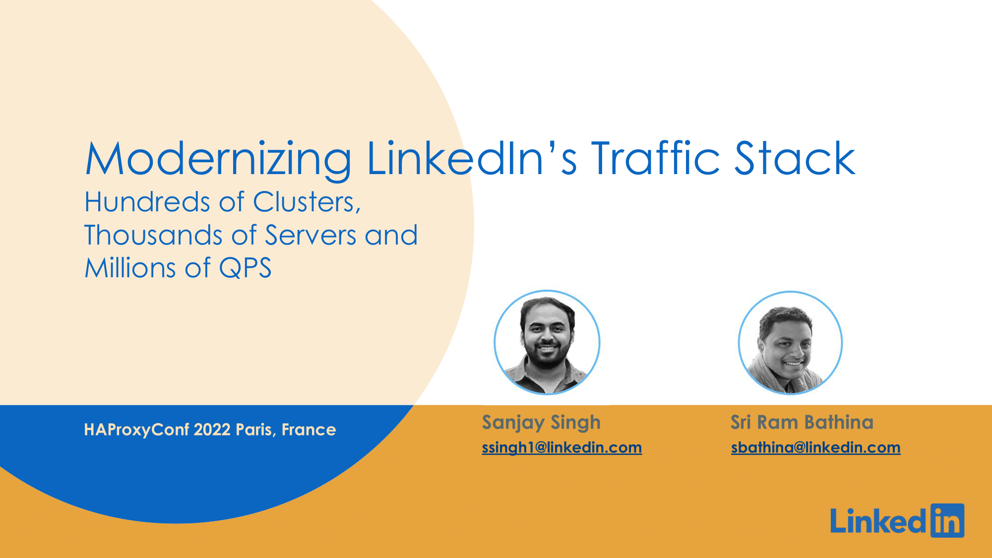 Modernizing LinkedIn’s Traffic Stack | HAProxyConf2022