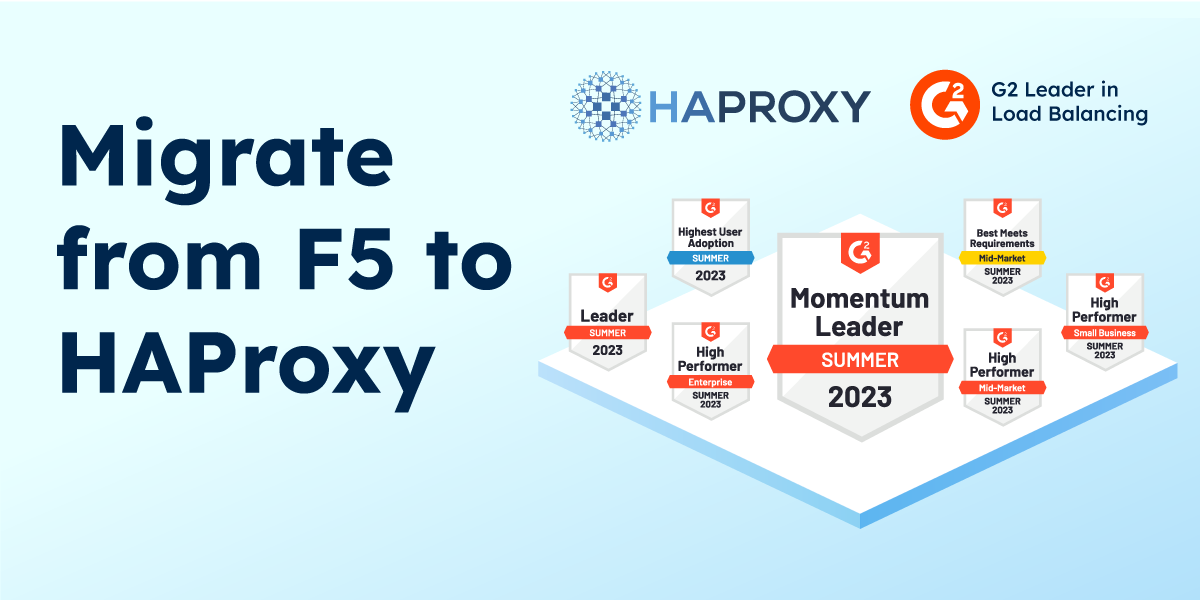 Migrate from F5 to HAProxy